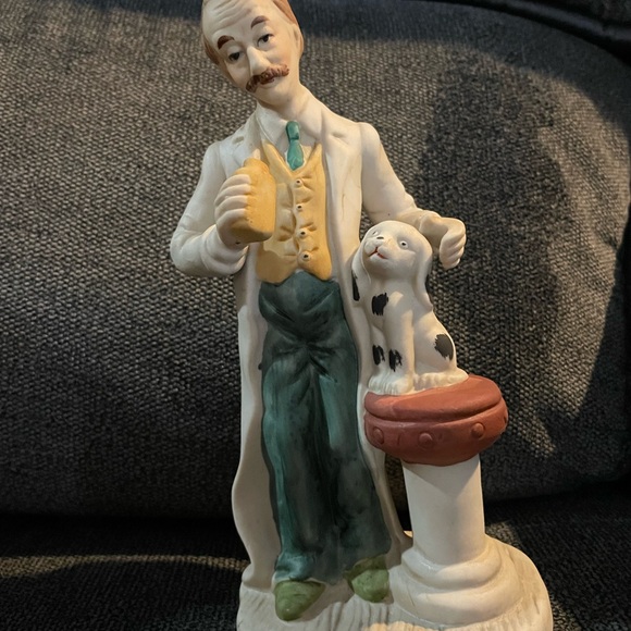 Other | Vintage Porcelain Veterinarian And Dog Figurine 7 | Poshmark